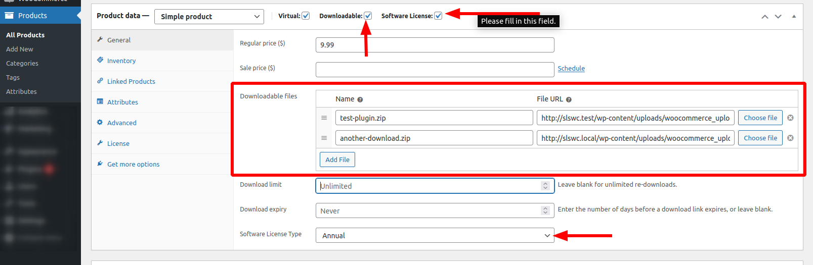 Software Product Creation - License Server for WooCommerce